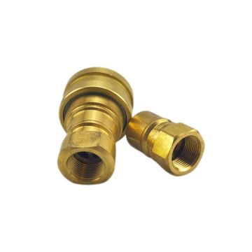 Quality 1'' Pneumatic Brass Quick Coupler , Brass Quick Release Coupling for sale