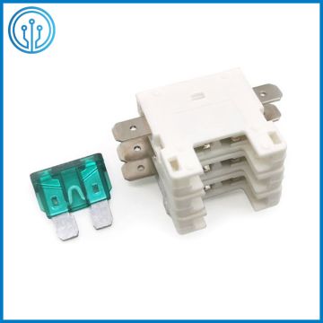 Quality ATU Regular 0.8mm Inline Automotive Fuse Holder 19MM 4 Amp Inline Fuse Holder for sale