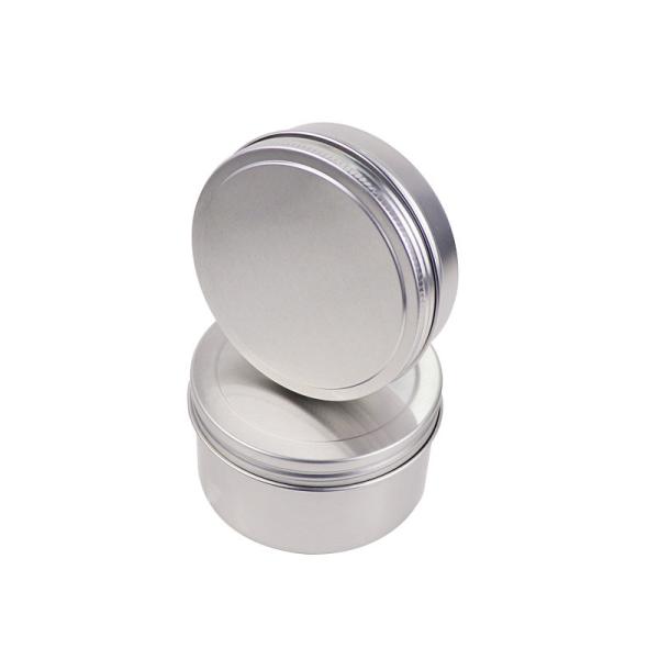 Quality Silvery White Moistureproof 30g Aluminum Cream Jar For Cosmetics for sale