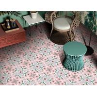 Quality 20x20cm Pink Green Ceramic Tile for Bathroom Kitchen Floor for sale