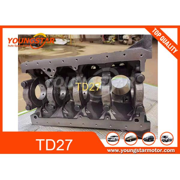 Quality 8V / 4 CYL Iron Diesel Engine Cylinder Block For NISSAN TD27 for sale