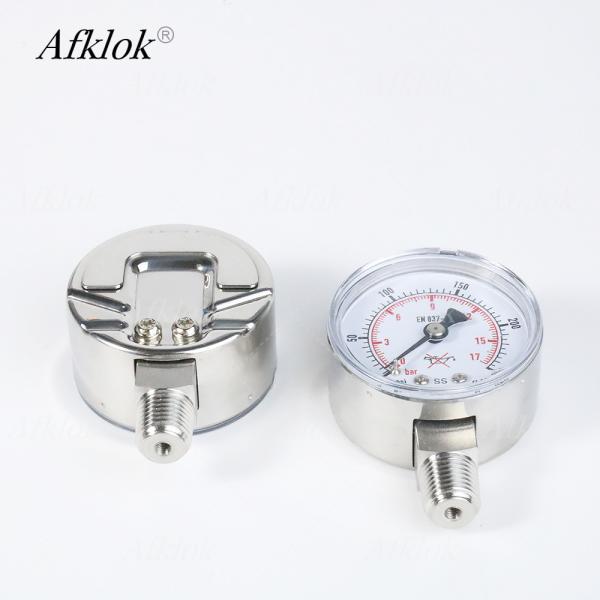 Quality Industrial Grade Pressure Gauges mbar for Environment Temperature -20- 80C for sale