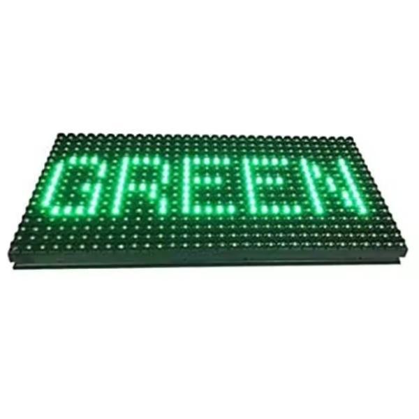Quality Single Green LED Panel for Indoor Display 32*16 Resolution 4s Scan Mode DIP Technology for sale