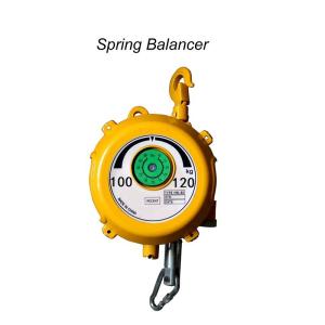 Quality Suspended 5kg Industrial Spring Balancer With Flat Type 1.5 Meters Wire Rope for sale