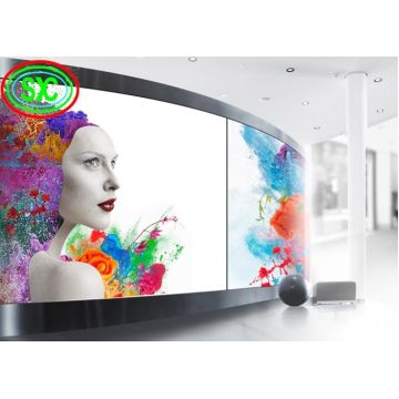 Quality Full Color Curtain LED Display Indoor Curved Soft P3.91 LED Video Display for sale
