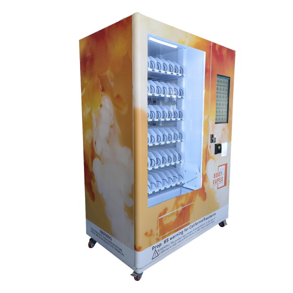 Quality 600 Pcs Innovative CBD Cigar Vending Machine With Age Checker Card Reader for sale