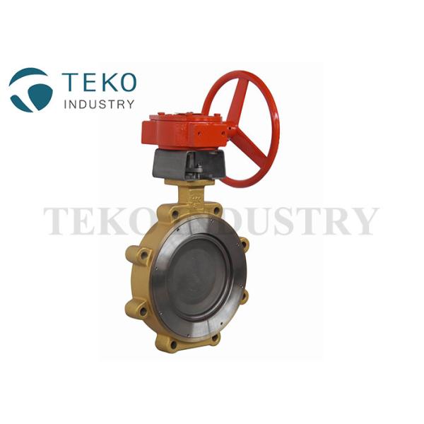 Quality Double Eccentric High Temperature Butterfly Valves With Lug Wafer End CE for sale