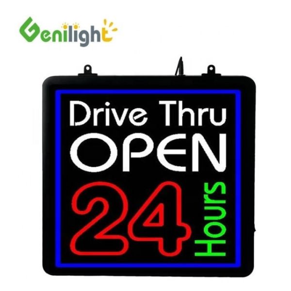 Quality CE ROHS Power Certificate 24 Hours Open LED Neon Bar Sign with Static Animation for sale