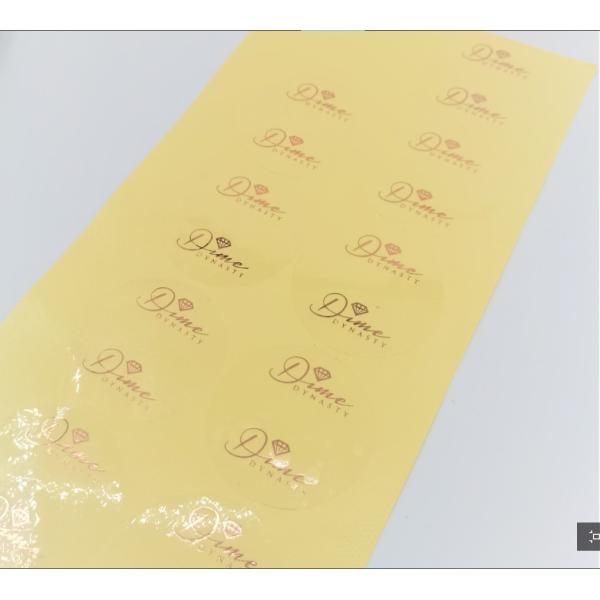 Quality Moveable Custom Transparent Stickers Adhesive 1,000pcs for sale