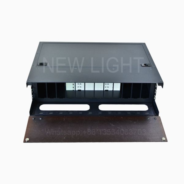 Quality 48 Port LC Fiber Optic Patch Panel with Cold Rolled Steel Drawer Structure for for sale