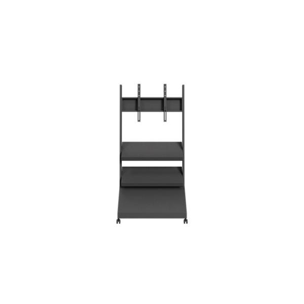 Quality AD750 Black Television Floor Stand TV Floor Stand 75 Inch Adjustable Height With for sale