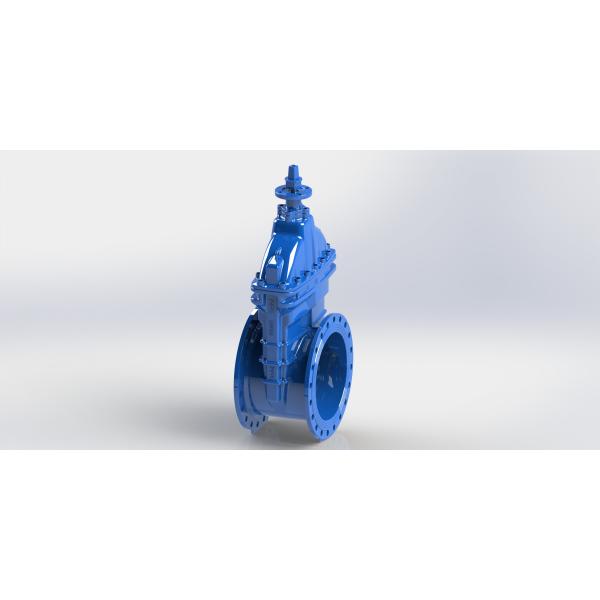Quality FBE Coated Ductile Iron Flanged Gate Valve Handwheel Operated Available for sale