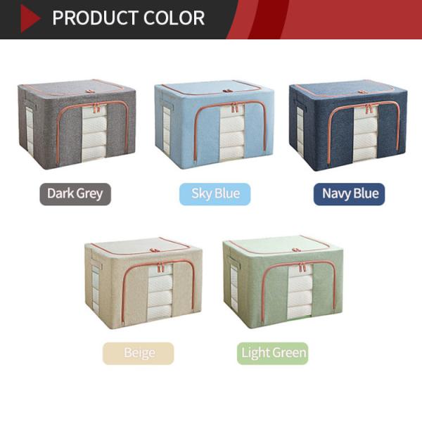 Quality CE Portable Multifunctional Foldable Fabric Storage Box For Clothes Collapsible for sale