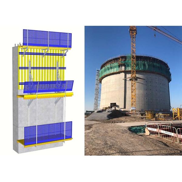 Quality Safety Light Weight Climbing Scaffold System High Capacity For LNG Projects for sale