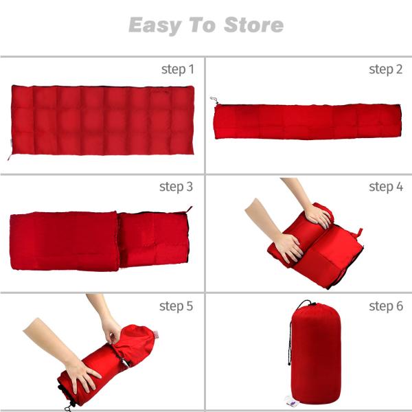 Quality ISO9001 Down Filling 800g Polyester Sleeping Bag for sale