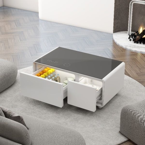 Quality Smart Coffee Table Living Room Furniture with Wireless Charging Function and for sale