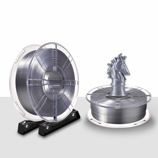 Quality Forming Technology FDM PLA 3D Printer Filament Toughness Enhanced Silk Silver for sale