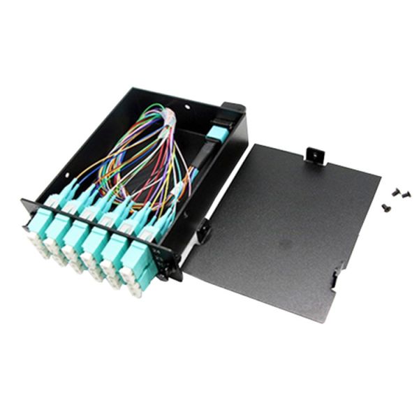 Quality Patch Panel LC Connector MPO MTP Cassettes With ODF Rack Mount for sale