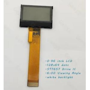 Quality Reflective Monochromatic FSTN LCD Display with SPI Interface and White Backlight for sale
