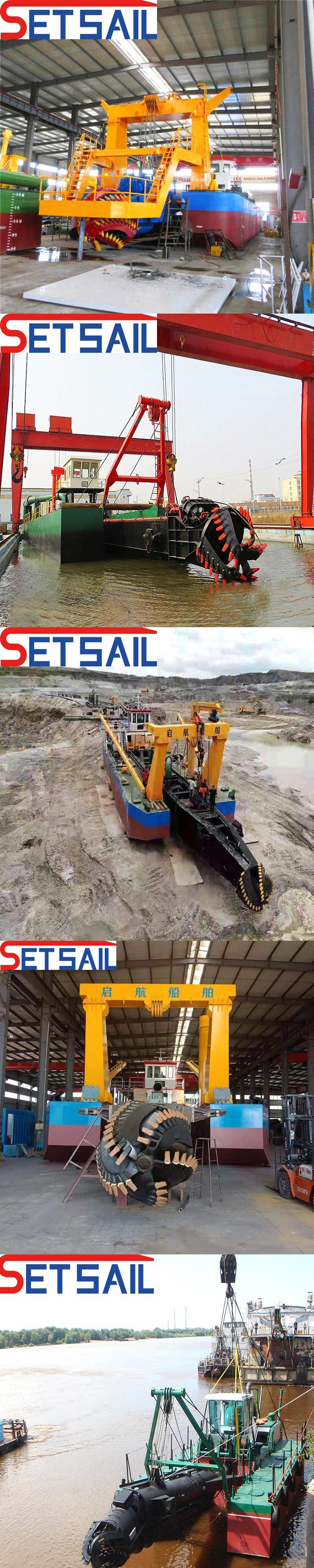 24 Inch River Sand Cutter Suction Dredger with Booster Station