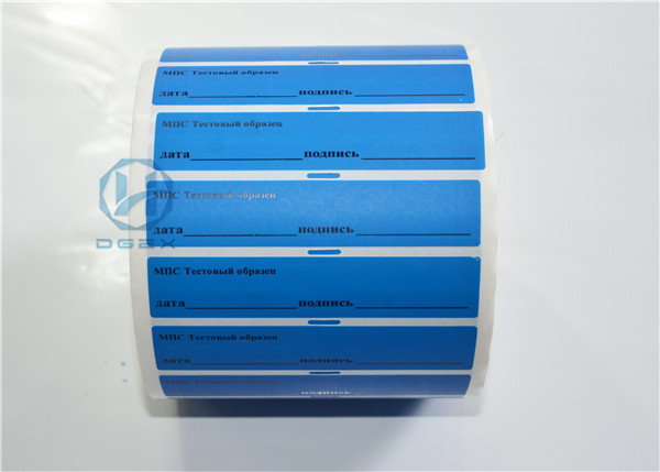 Quality Non Residue Tamper Evident Security Alarm Label / Warranty VOID Label for sale