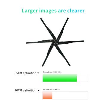 Quality 3D Hologram Display with Outdoor Advertising and 10ms Response Time Holographic for sale