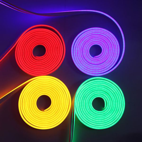 Quality Silicone Led Neon Light Soft Single Color 12v 8x16mm Diy Project for sale