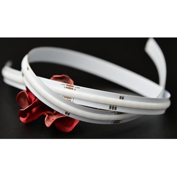Quality DC24V Flexible RGB LED COB Strip Light 9w 630 chips Mixed Color for sale
