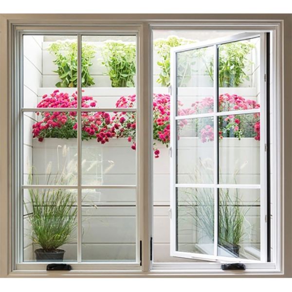 Quality Custom Design UPVC PVC Windows With 70mm Window Frame Width for sale