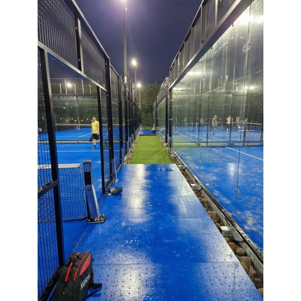 Quality Modular Squash Court Squash Training System Impact Resistant Single Double Glass for sale