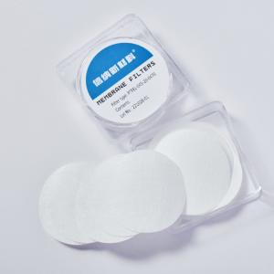 Quality Hydrophobic Polytetrafluoroethylene PTFE Membrane Disc Filter 0.45µm 25mm Dia for sale