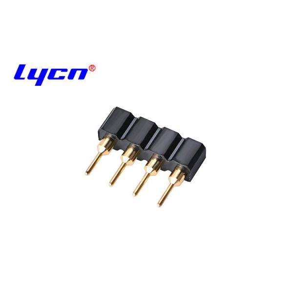 Quality 2.54 mm Pitch Round PIN Header Machined Dual Row Straight Height 3.0mm for sale