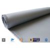 Quality 0.7mm Grey Silicone Coated Fabric / High Temperature Resistant High Silica Cloth for sale