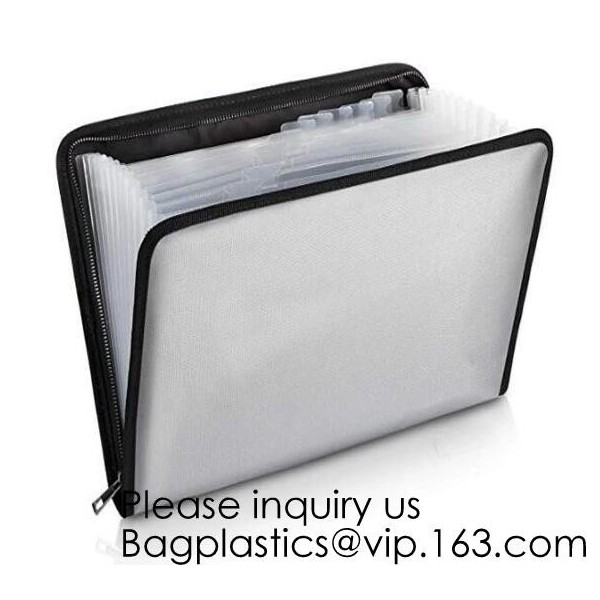 Quality Silicone Coated Fireproof Bag A4 Fireproof Document Holder Case Fire Resistant Money Purse,Heavy Duty Safe Fireproof Bag for sale