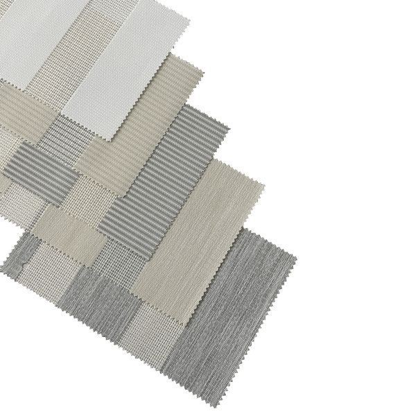 Quality 5% Openness 3m Width FR Solar Double Layer Roller Blinds Fabrics For Window Blinds for sale