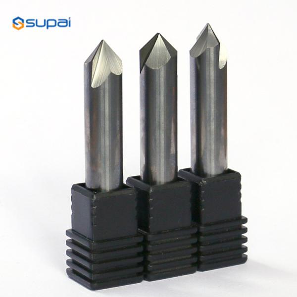 Quality Coating Carbide Chamfer End Mill Cutters 60 Degree Angle for sale