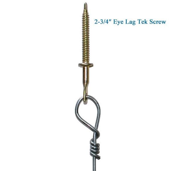 Quality Plain Coated Suspended Ceiling Wire Screwfix Self Drilling Eye Lag Screw 12Ga X for sale