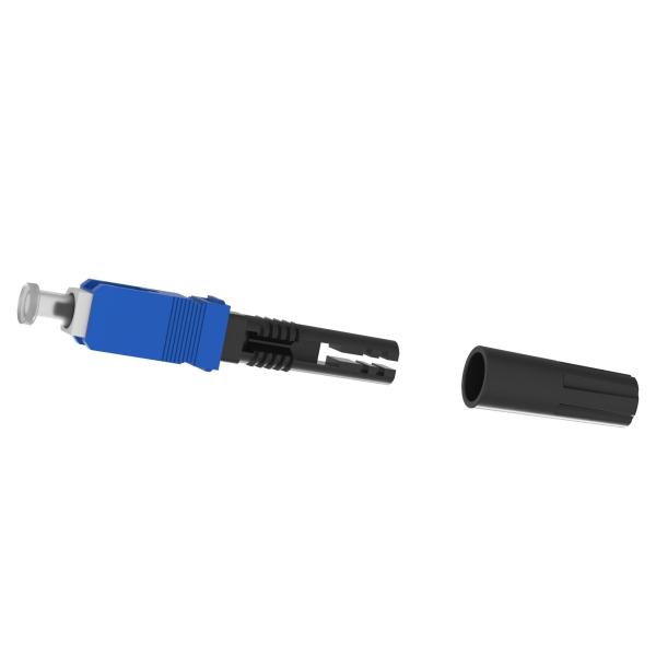 Quality 5 -Made Simplex SC Fiber Optic Fast Connector for Field Assembly in FTTH Network for sale