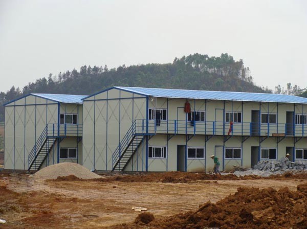 Quality Sandwich Panel K Type Labor Camp Modular Prefabricated House for sale