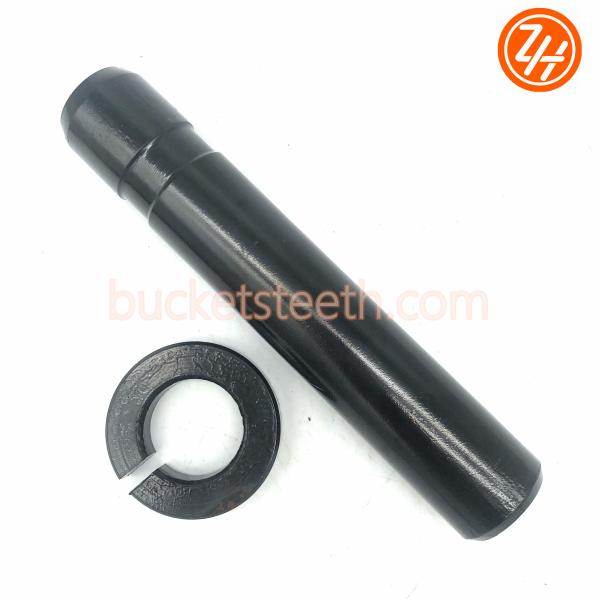 Quality Black 53HRC 713-00032 Bucket Tooth Pin , 25ton Daewoo Excavator Parts for sale