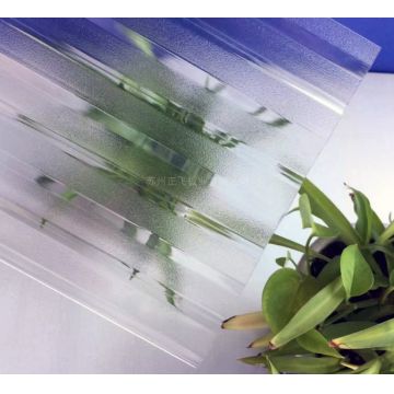 Quality Flexible Clear Polycarbonate Corrugated Sheet For Greenhouse Roofing for sale