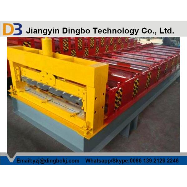 Quality Roof Construction Floor Deck Roll Forming Machine With 30 Groups Rollers for sale