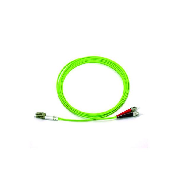 Quality Duplex Multimode OM5 OFNR Fiber Optic Patch Cords LC To ST Fiber Patch Cable for sale