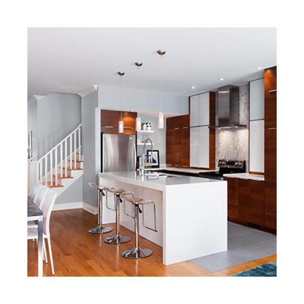 Quality Blum Hardware Customized Size Matte Style Waterproof Kitchen Cabinet Set for for sale
