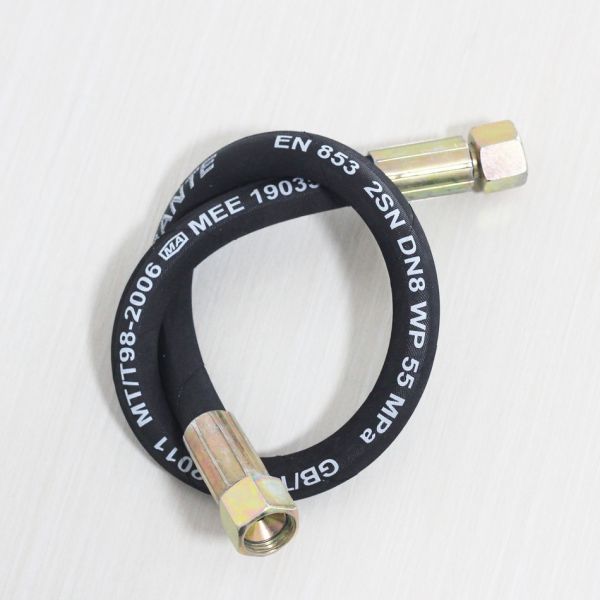 Quality Flexible Braided Reinforced Heat Delivery Fuel Oil Hose Rubber Assembly 1 2 3 Inch for sale