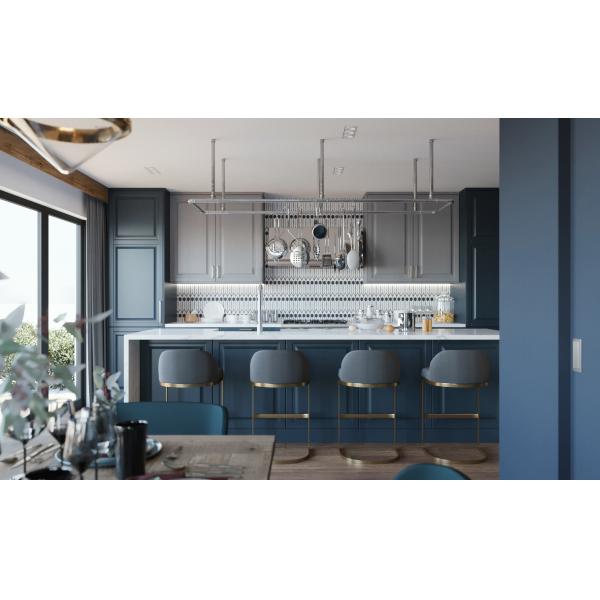 Quality Home Modern Prefab Kitchen Cabinets Cupboard Custom Size & Design for sale