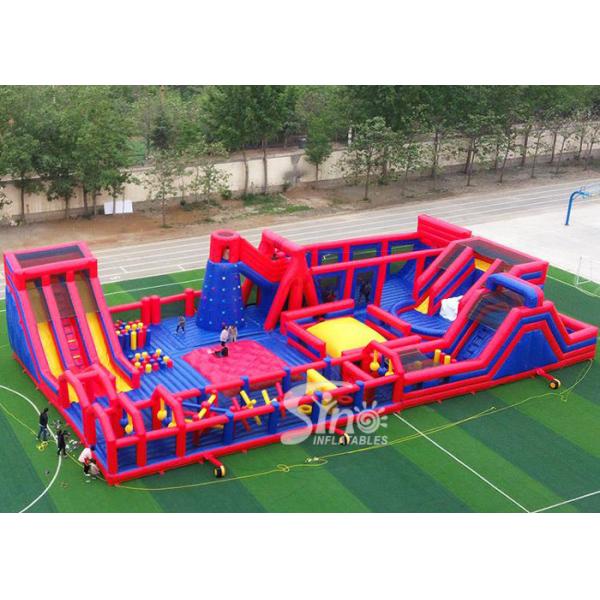 Quality 30x15m Kids N Adults Big Indoor Inflatable Amusement Park For Indoor Inflatable Playground Fun for sale