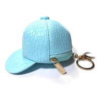 Quality ODM Blue Leather 12.5cm Little Backpack Keychain Printing Logo for sale