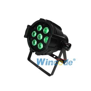 Quality DMX DJ DiscoLED Stage Light 7×10W RGBWA 5 in 1 LED Par Light for sale