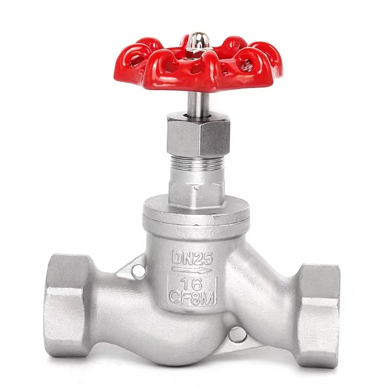Investment Casting CF8/CF8m 1/4&quot;- 4&quot; Thread Industrial S Type Globe Valve